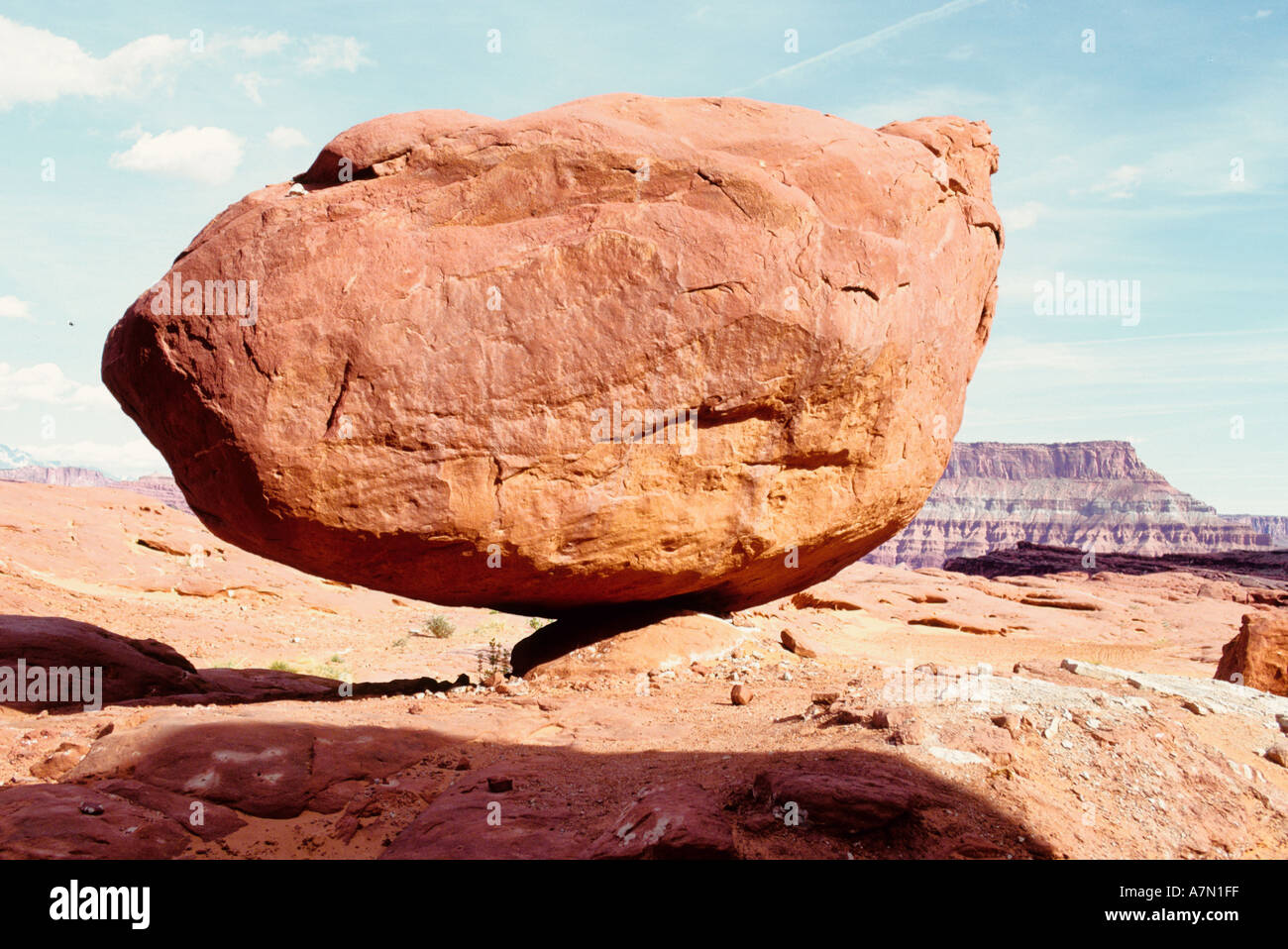 landscape of a balanced rock Stock Photo - Alamy