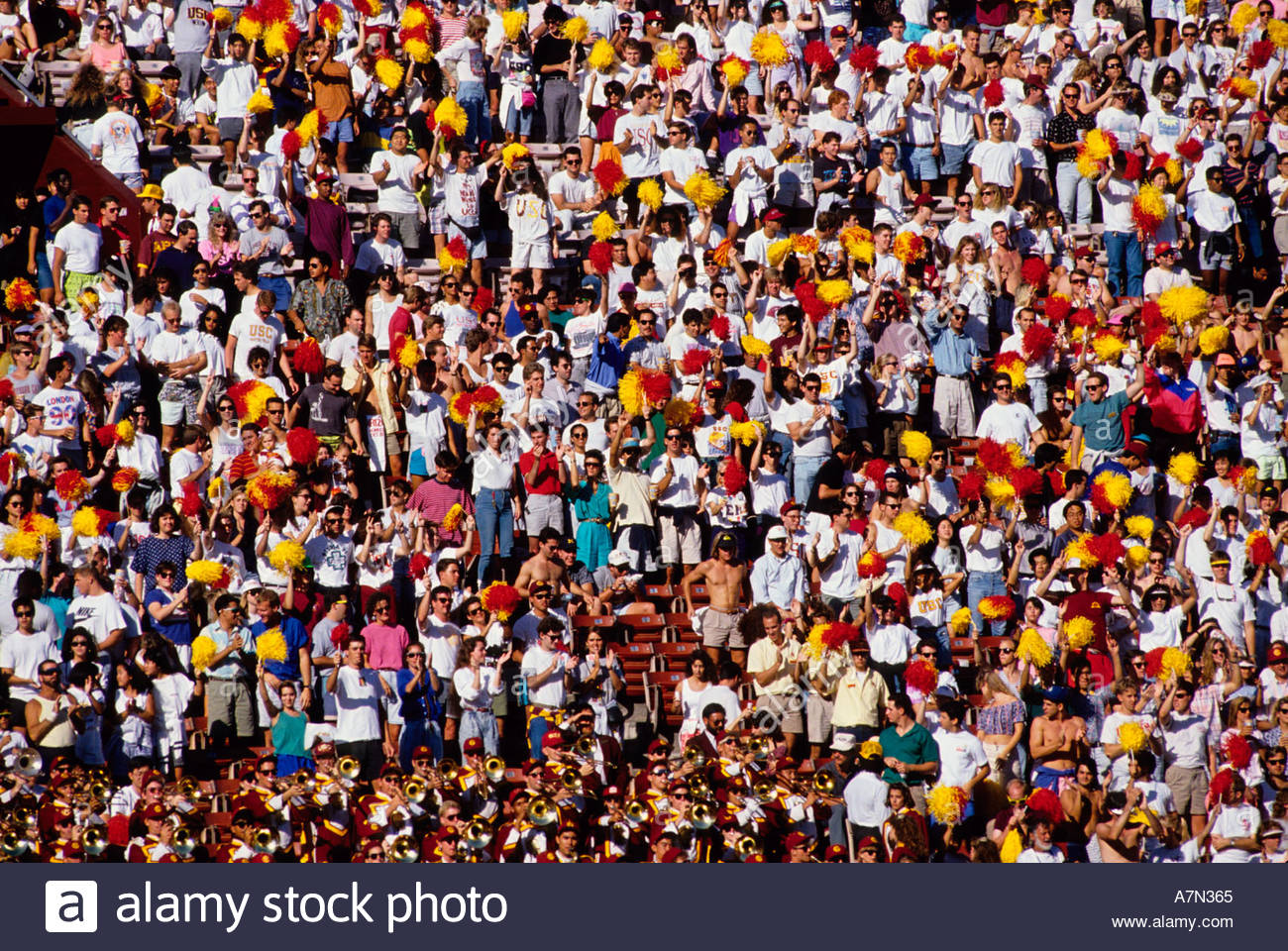 a crowd at a sports stadium Stock Photo - Alamy