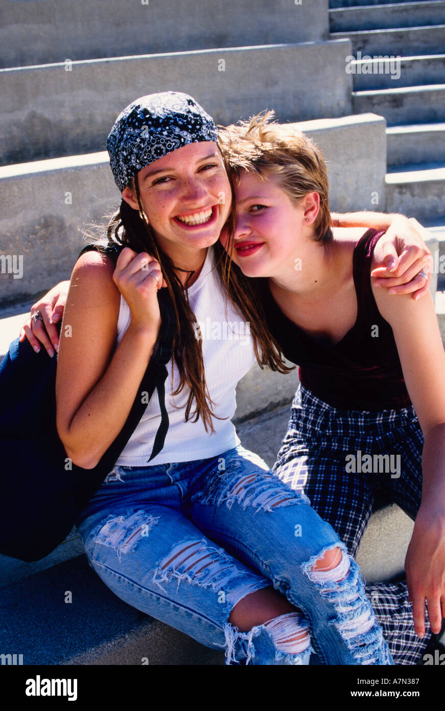 high school friends Stock Photo - Alamy