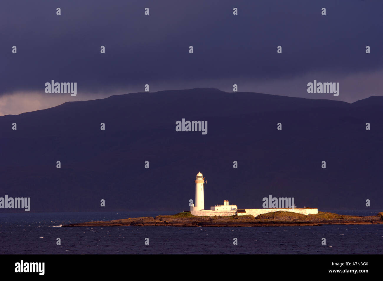 Lighthouse scotland island hebrides lismore loch sea hi-res stock ...