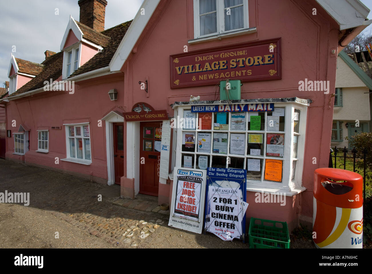 Village Store Caversham Village Suffolk March UK Stock Photo - Alamy