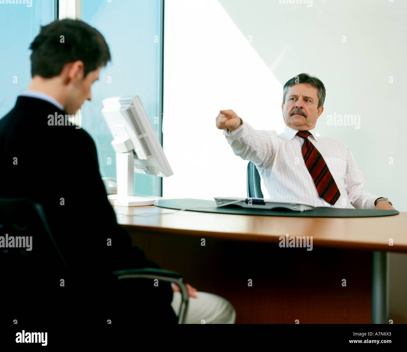 indoor business work office room people man men young boy 20 25 dark ...
