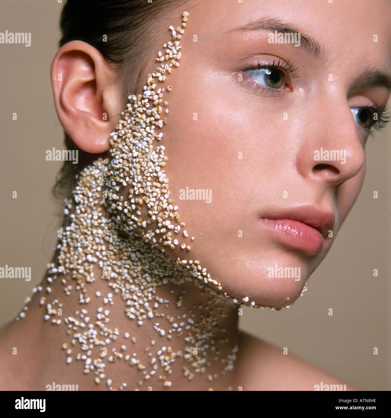 Woman decolletage beauty hi-res stock photography and images - Alamy