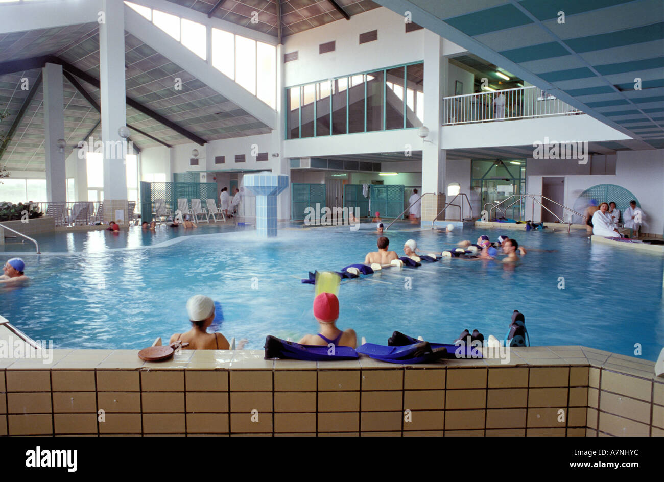 France, Pyrenees Atlantiques, Pays Basque, Biarritz, sea thermal bath ...
