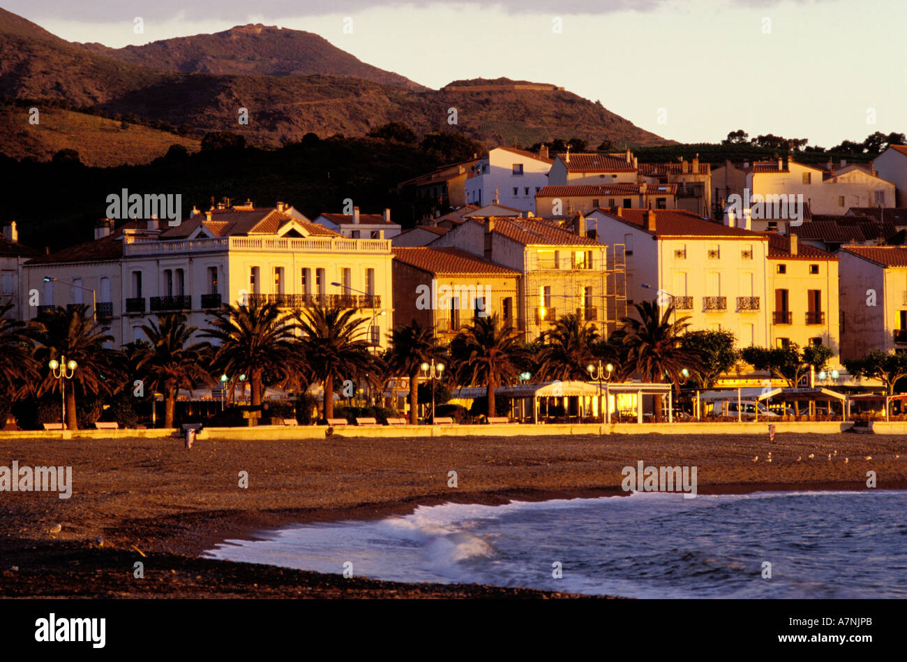 France, Pyrenees Orientales, Banyuls sur mer village Stock Photo - Alamy