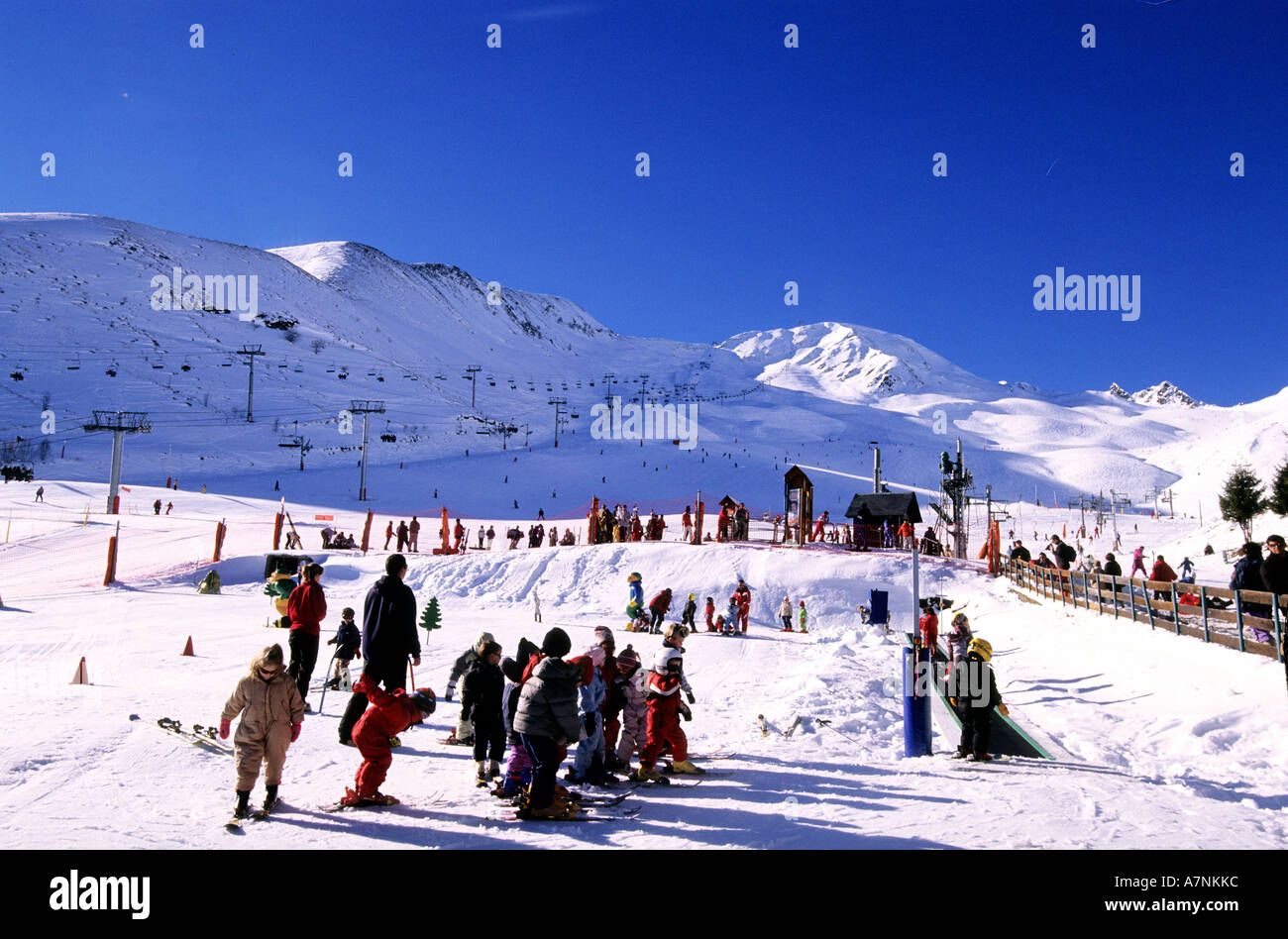 Agudes ski resort hi-res stock photography and images - Alamy