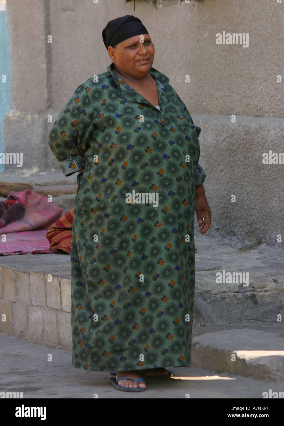 large Egyptian woman in street, Cairo Egypt Stock Photo - Alamy