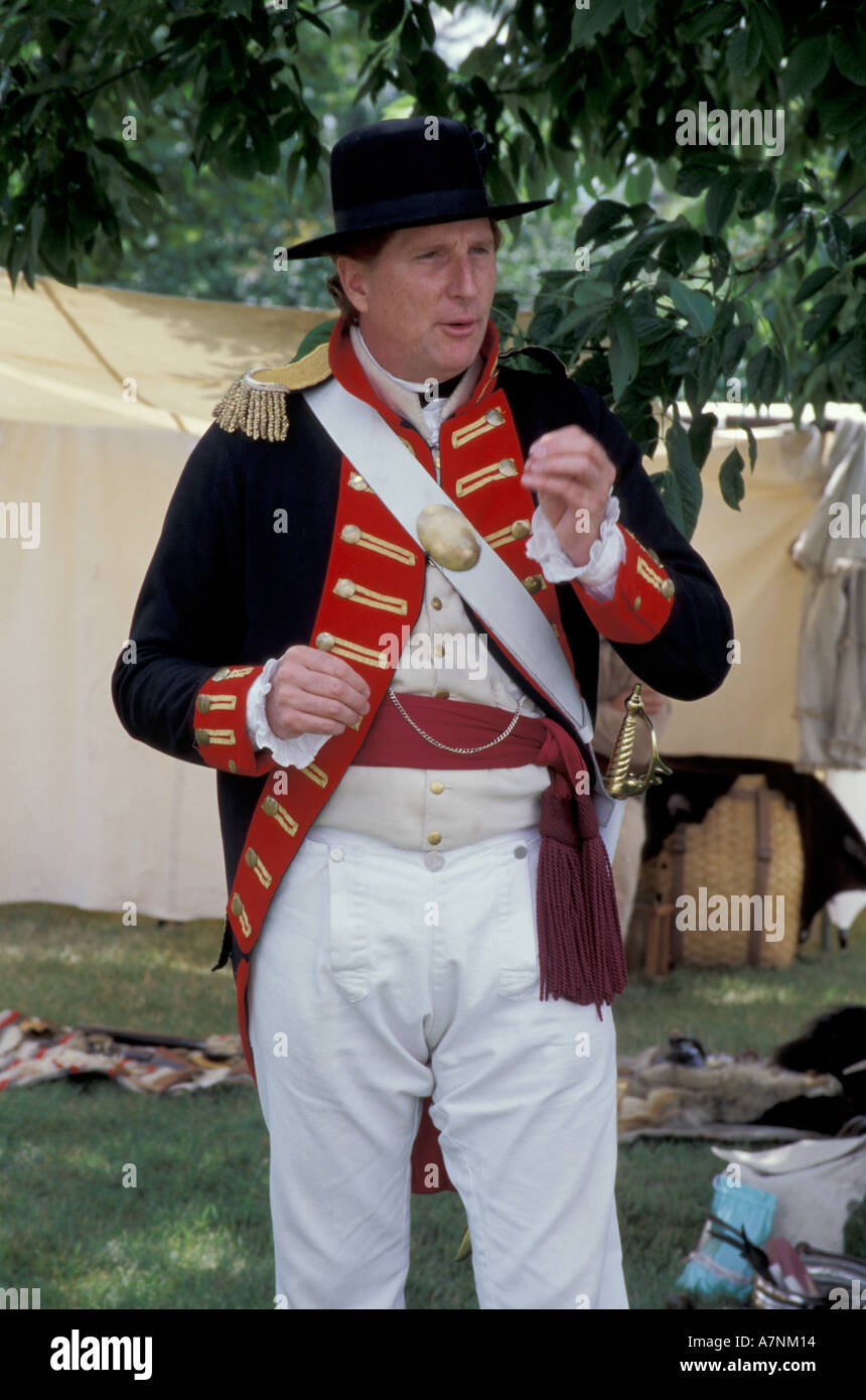 USA, WA, Fort Walla Walla Museum, Lewis & Clark Days, actor portraying ...