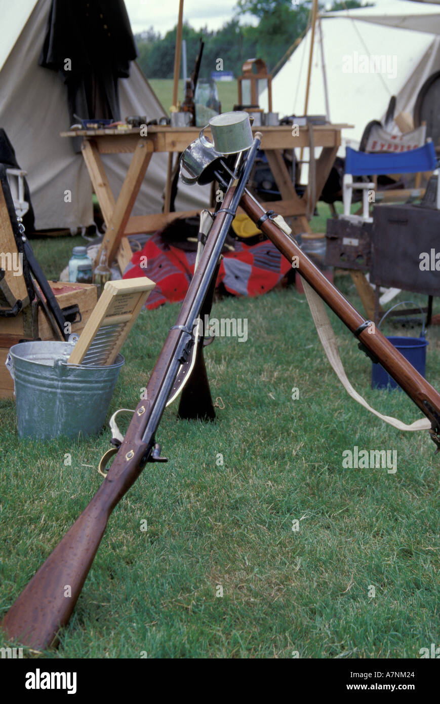 NA, USA, WA, Fort Walla Walla Museum, Lewis & Clark Days, replica ...