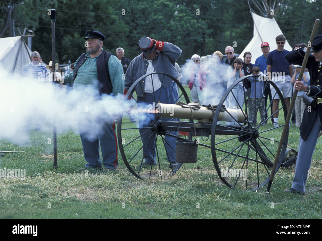 North America, USA, Washington, Walla Walla, Fort Walla Walla Museum ...