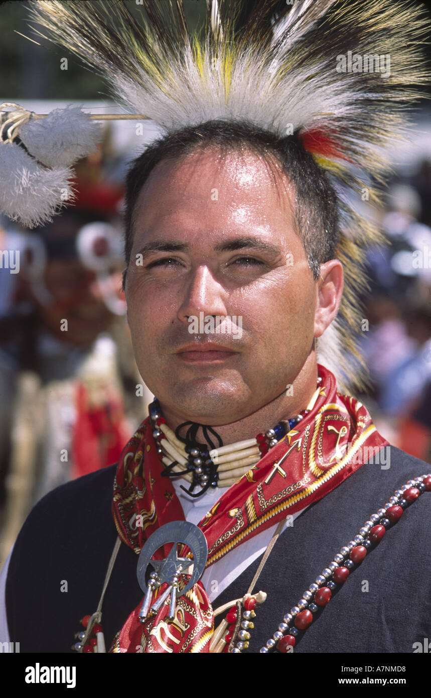 Native american dance festival portrait of native american dancer hi ...