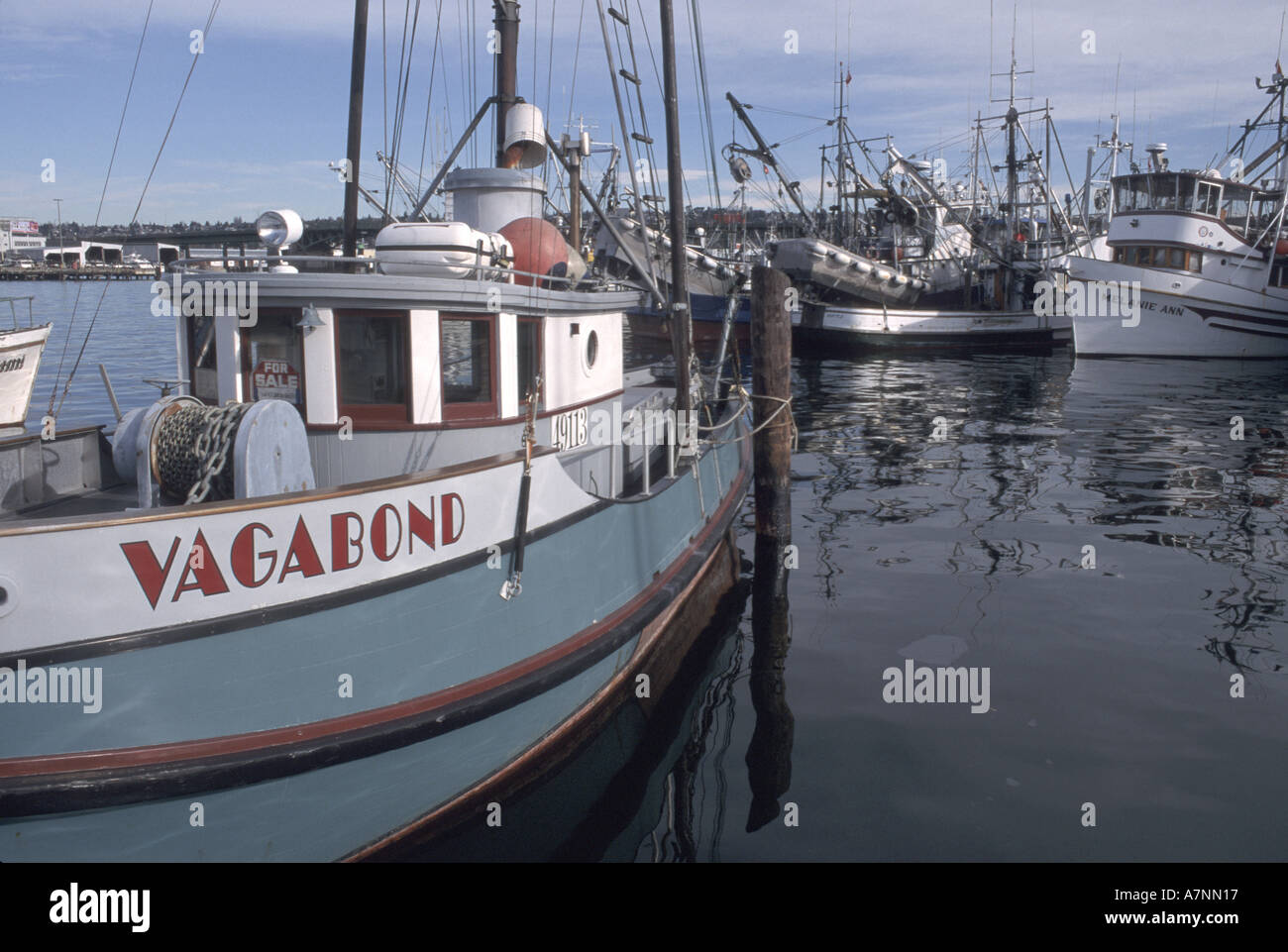 U.S.A., Washington, Seattle Fisherman's Terminal, commercial fishing ...