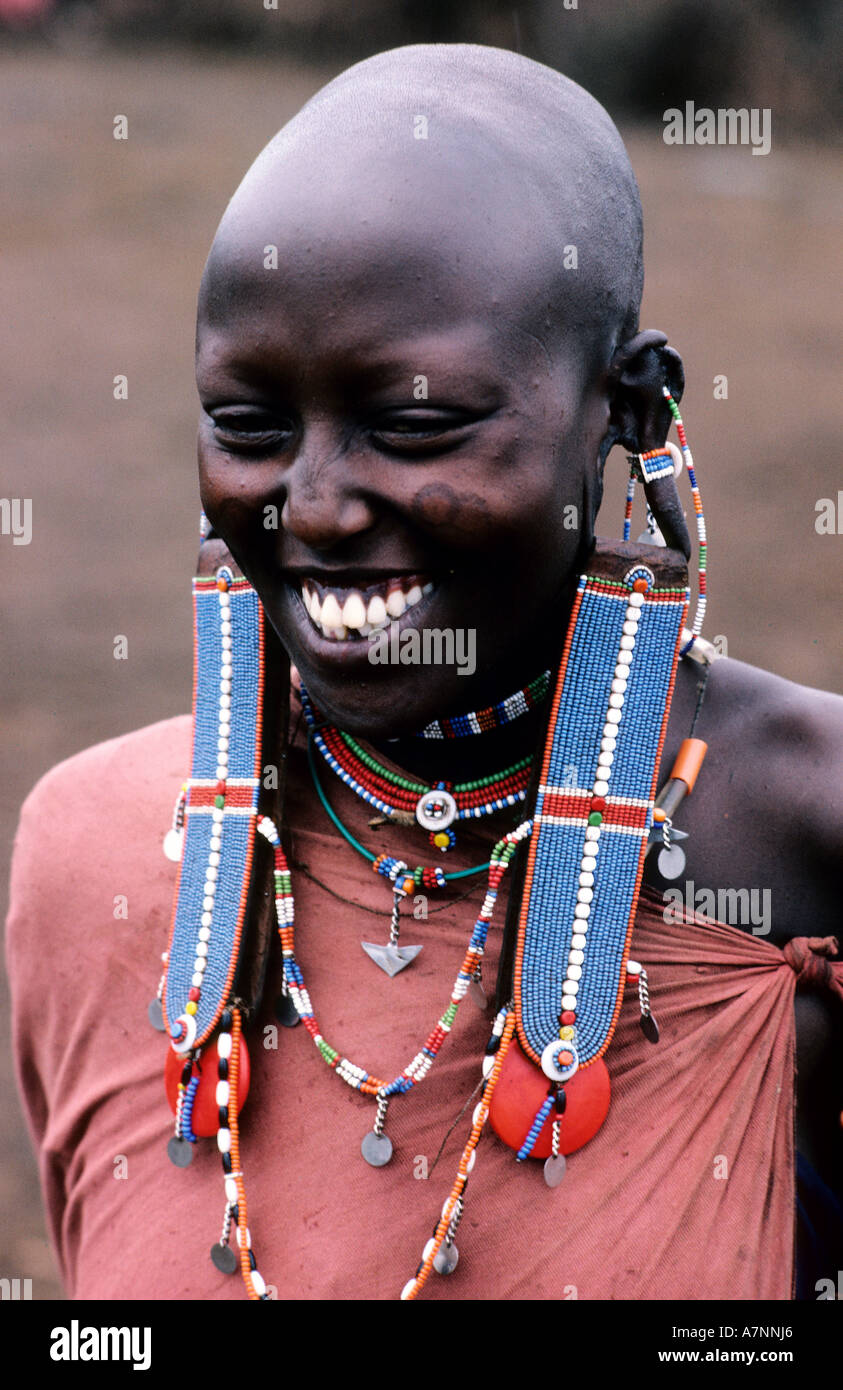 Kenya, Masai Mara National Park, Masai tribe Stock Photo - Alamy