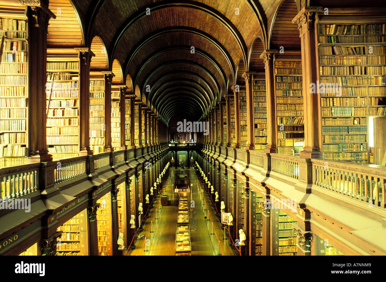 Ireland, Dublin, Trinity College, the old library Stock Photo - Alamy