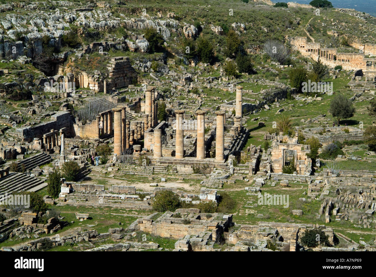 Sanctuary of Apollo, Cyrene, Greek / Roman ruins, Libya Stock Photo - Alamy