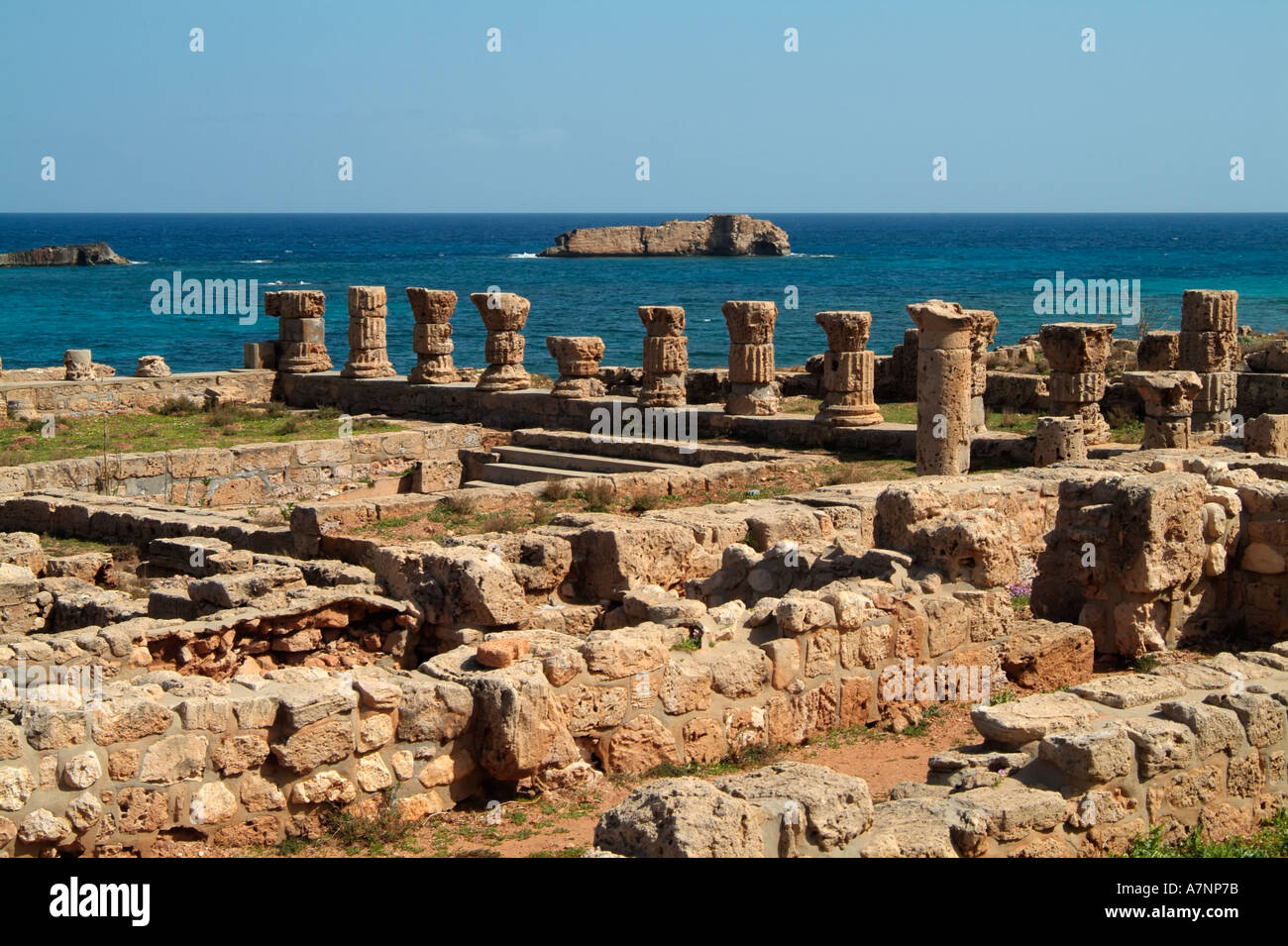 Apollonia libya ruins hi-res stock photography and images - Alamy