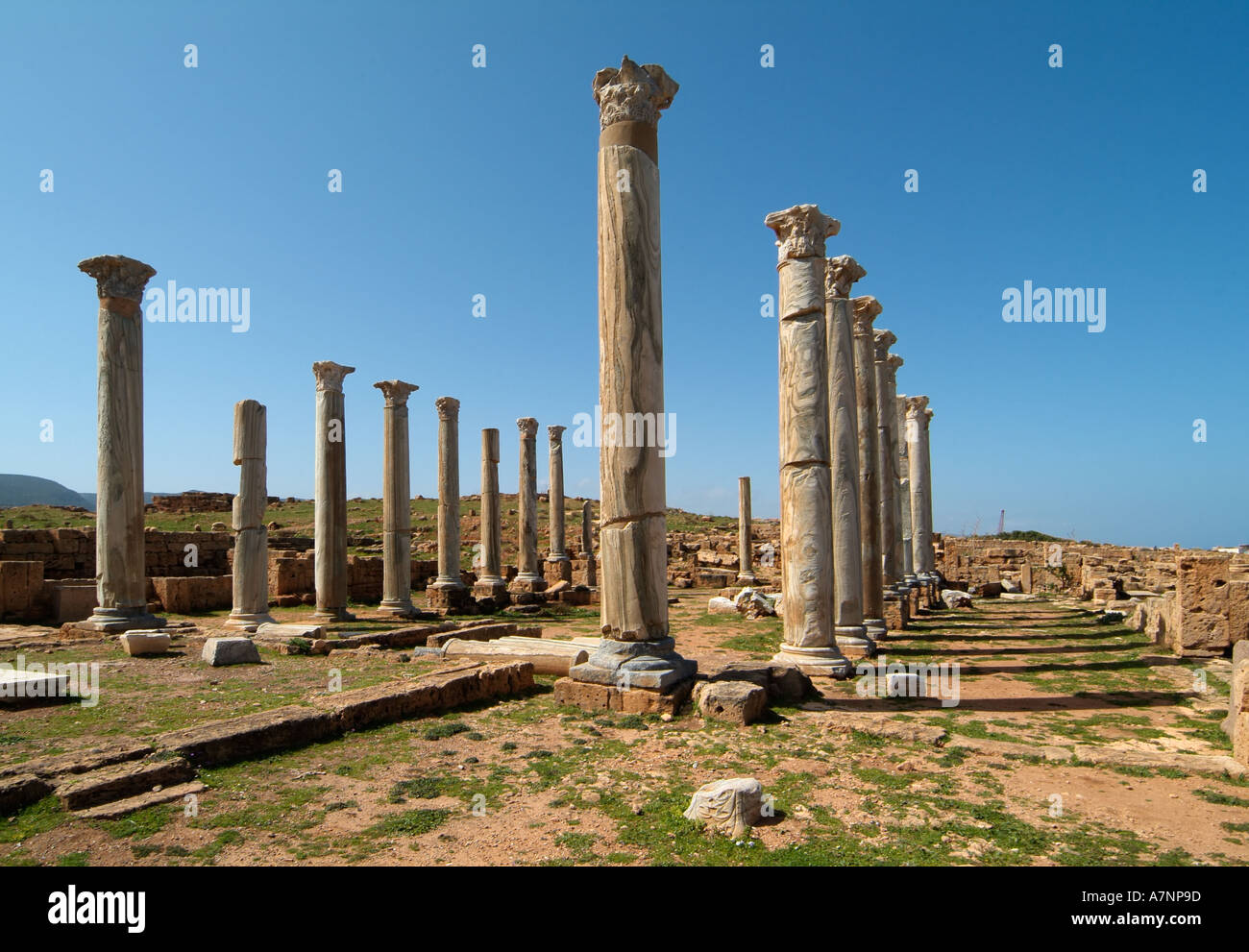 Eastern Church, Apollonia, Greek / Roman ruins, Libya Stock Photo - Alamy