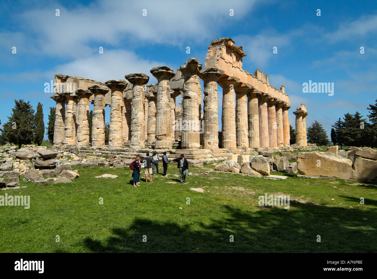 Temple of Zeus, Cyrene, Greek / Roman ruins, Libya Stock Photo: 3879613 ...