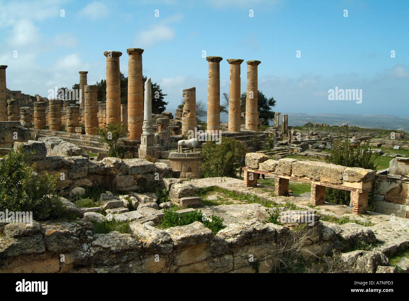 Sanctuary of Apollo, Cyrene Greek / Roman ruins, Libya Stock Photo - Alamy