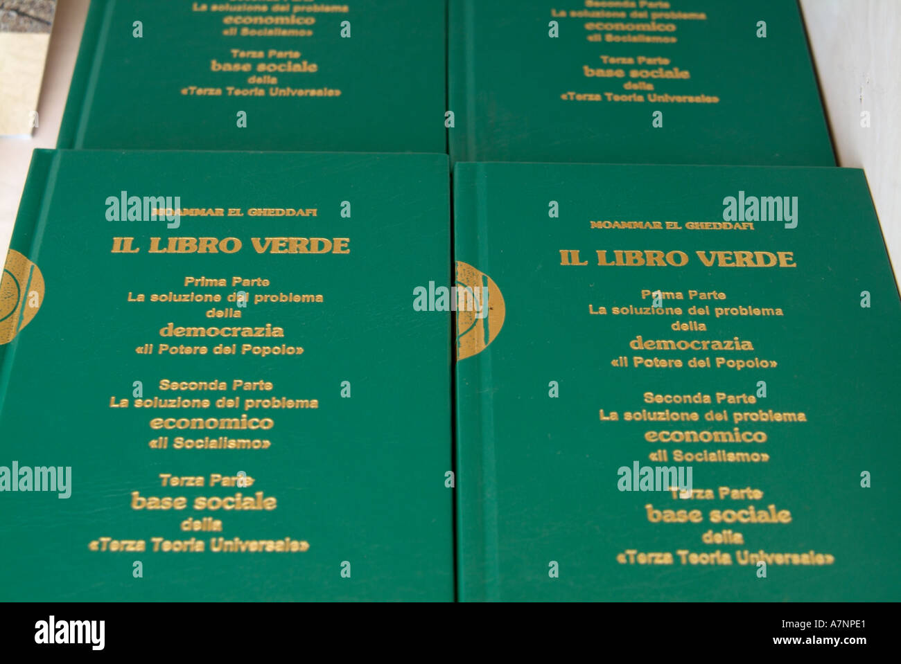 The Green Book, Libya Stock Photo - Alamy