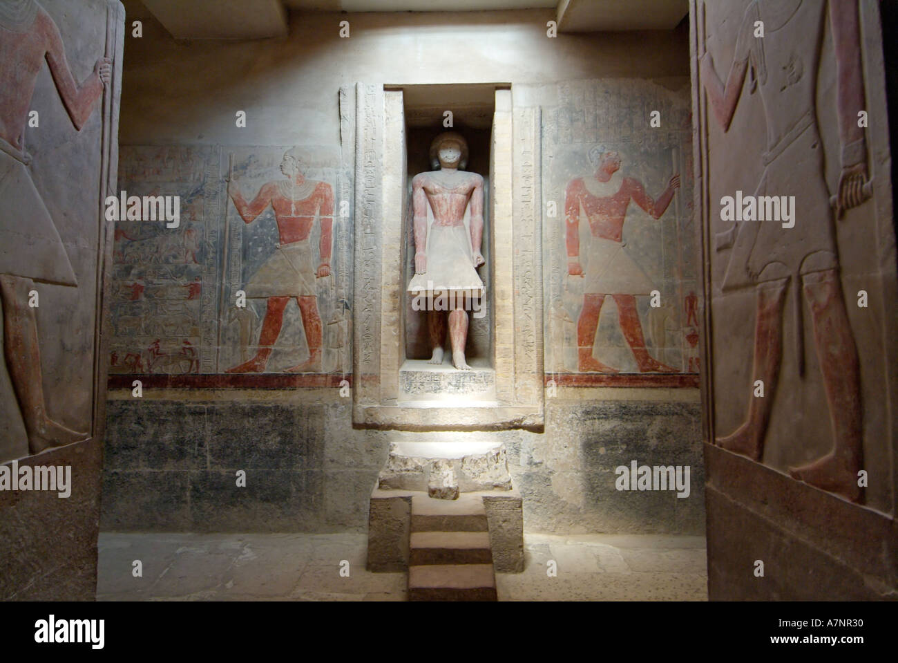 Decoration inside the Tomb of Mereruka, Saqqara, Egypt Stock Photo - Alamy