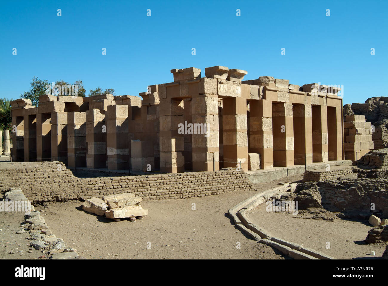 Satet Temple, Aswan Museum, Elephantine Island, Aswan, Egypt Stock ...