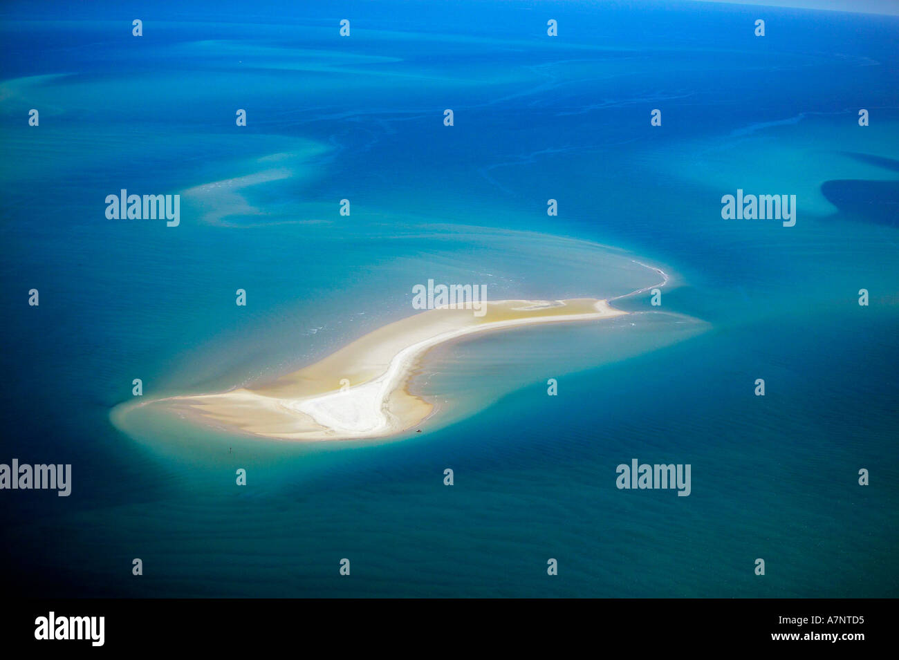 Sand spit off Fraser Island Queensland Australia Stock Photo - Alamy