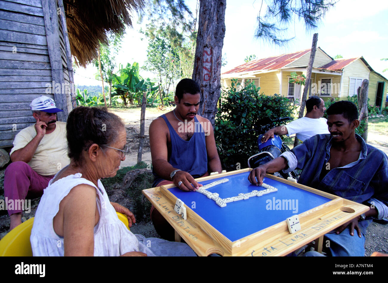 Dominican republic dominoes hi-res stock photography and images - Alamy