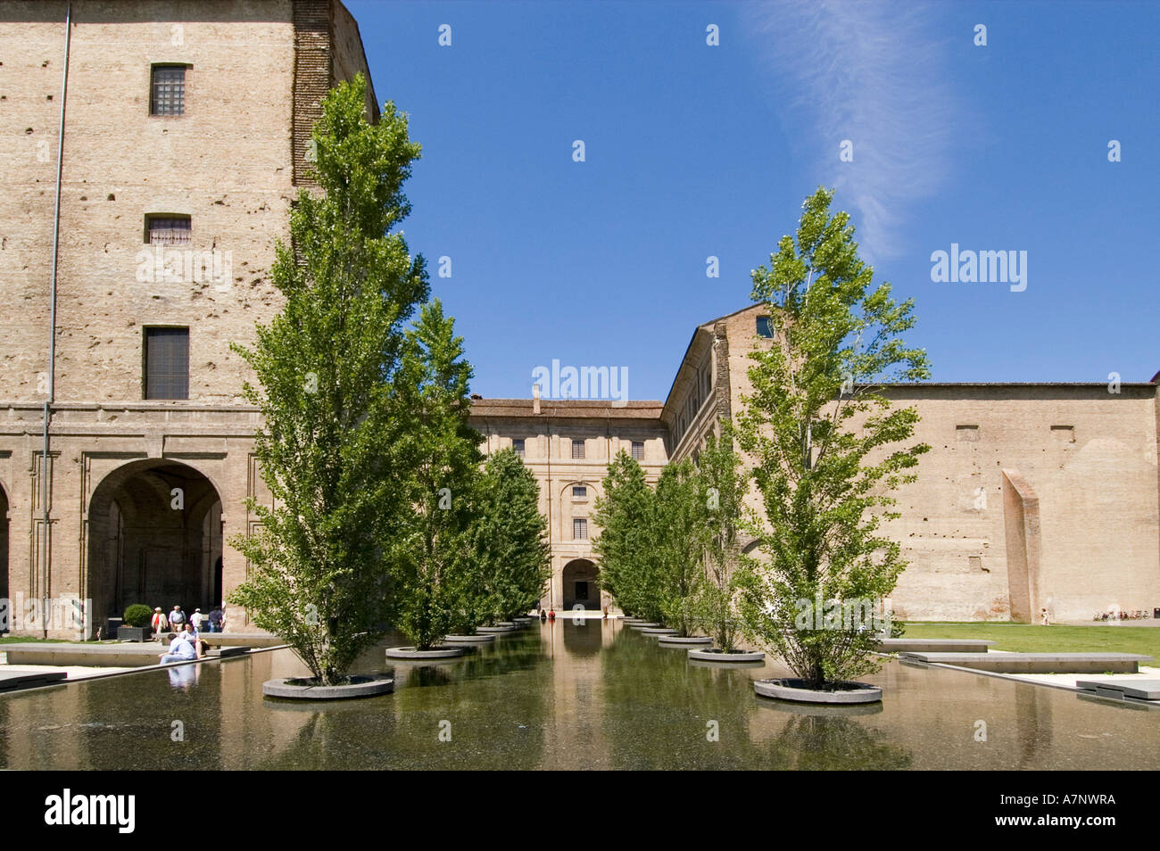 Parma Emilia Romagna Italy Palazzo della Pilotta with the Galleria ...