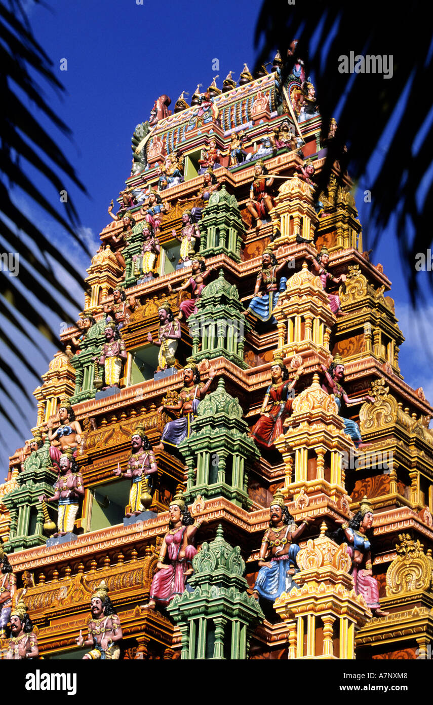 Mauritius Island, Port-Louis District, Indian temple of Socaligum ...