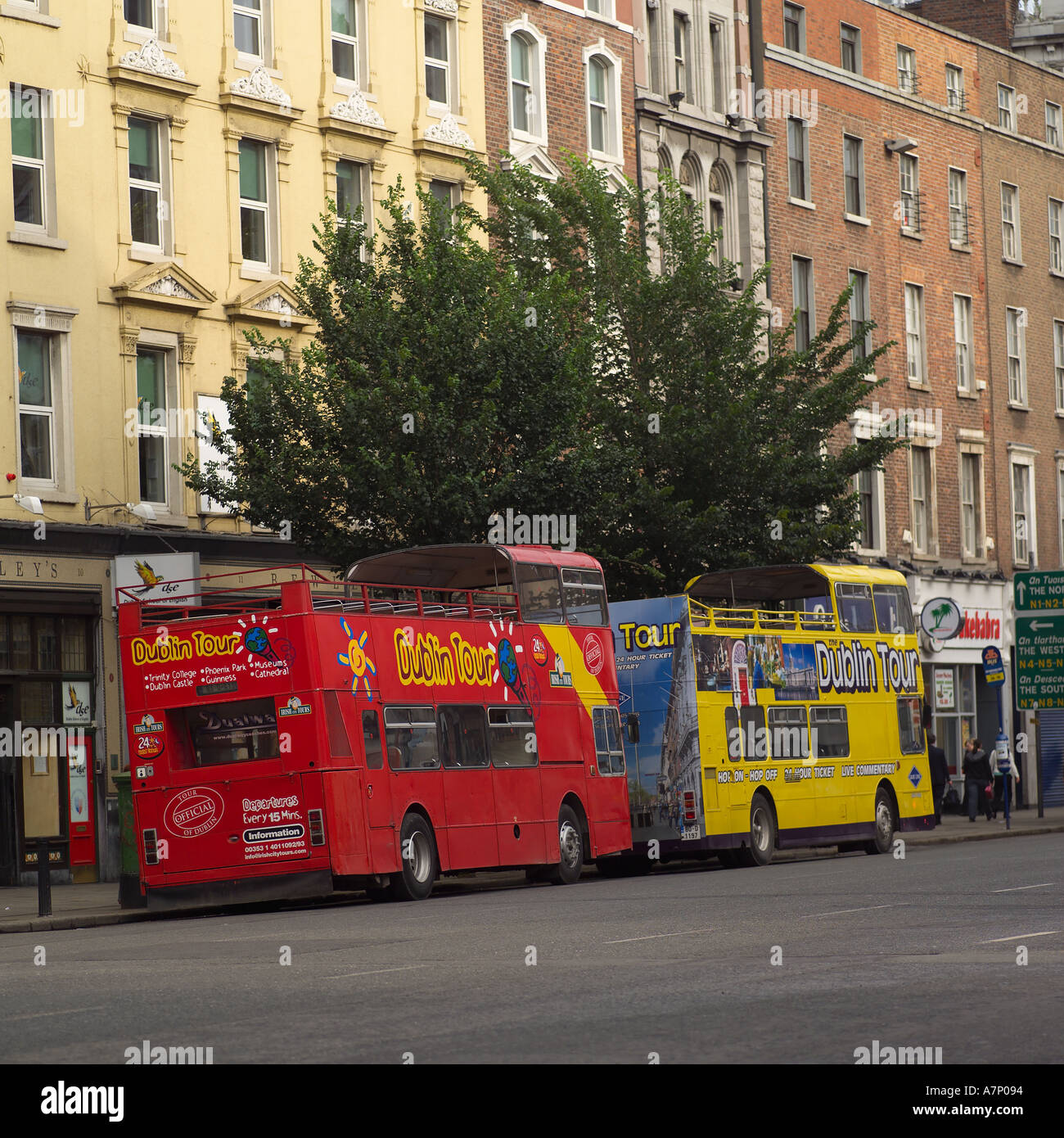 Dublin Ireland buses Stock Photo - Alamy