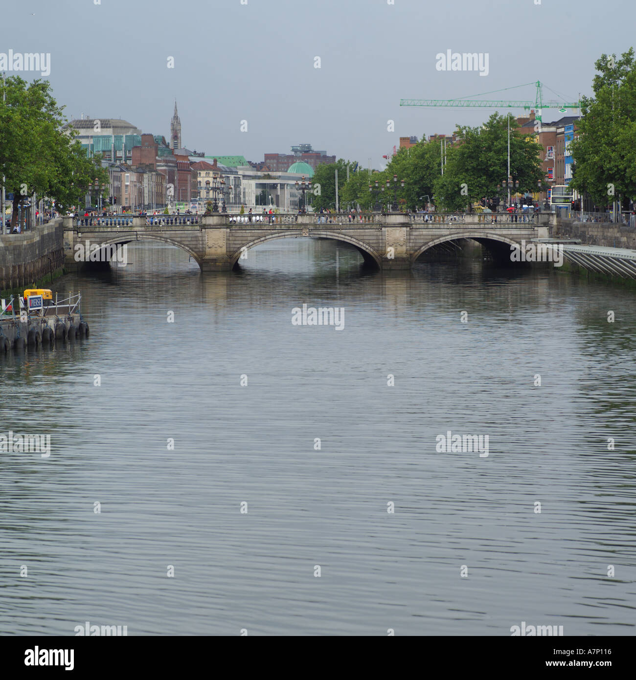 Dublin Ireland Liffey River Stock Photo - Alamy