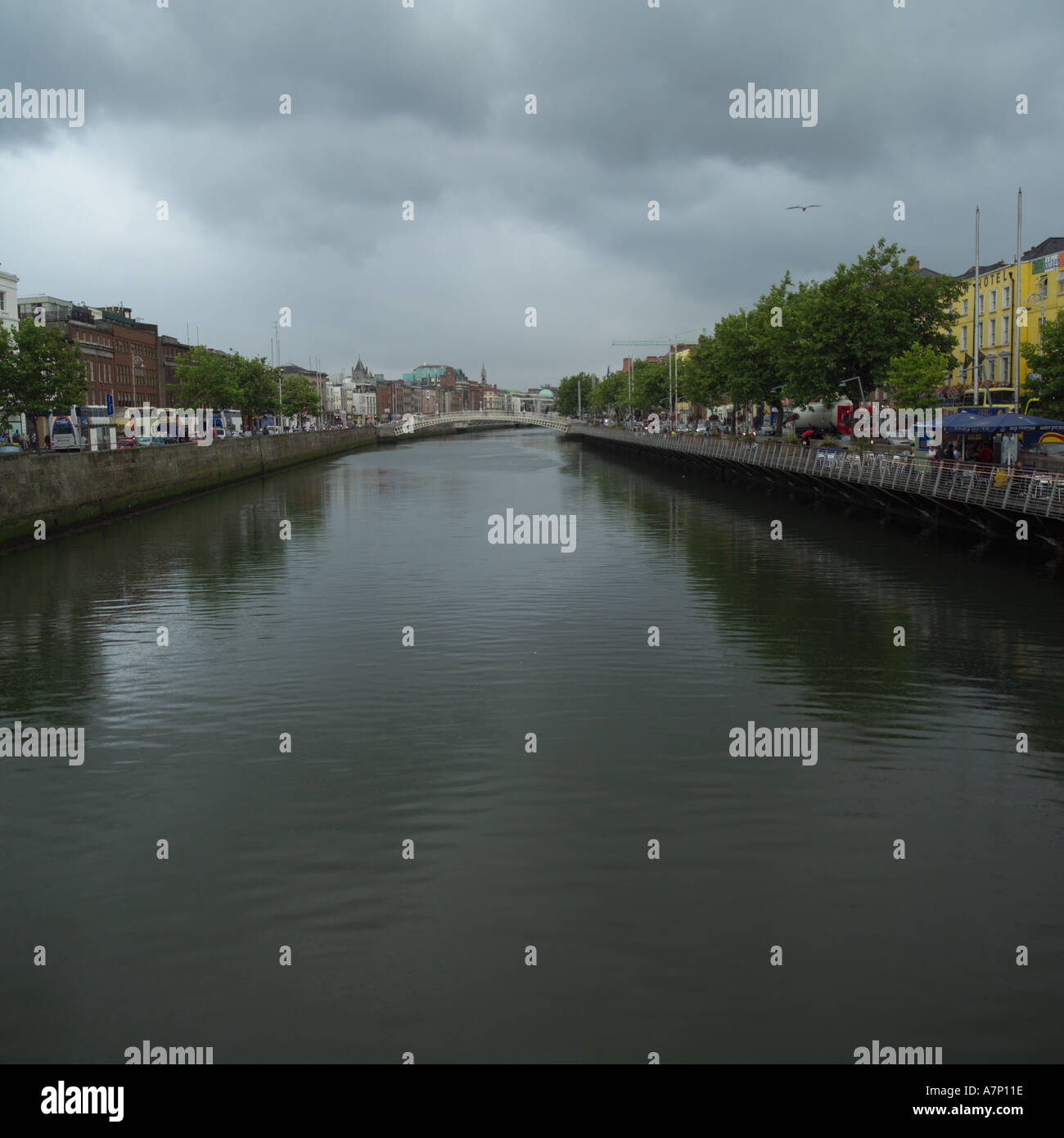 Dublin Ireland Liffey River Stock Photo - Alamy