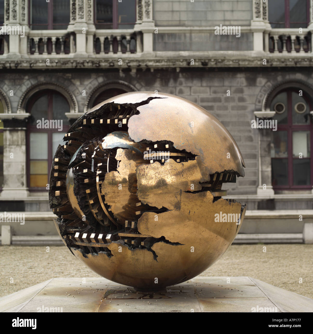 Trinity college sphere within sphere sphere with sphere hi-res stock ...