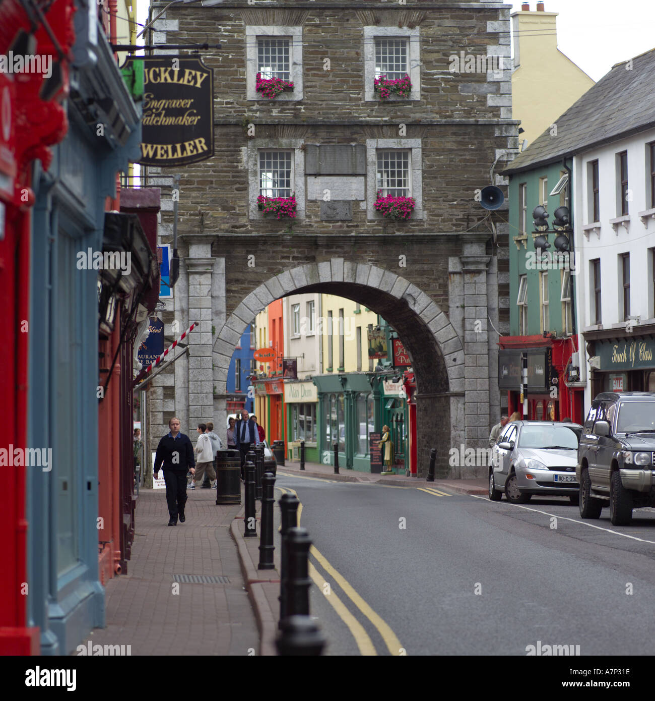 Irish road signs with cars hi-res stock photography and images - Alamy