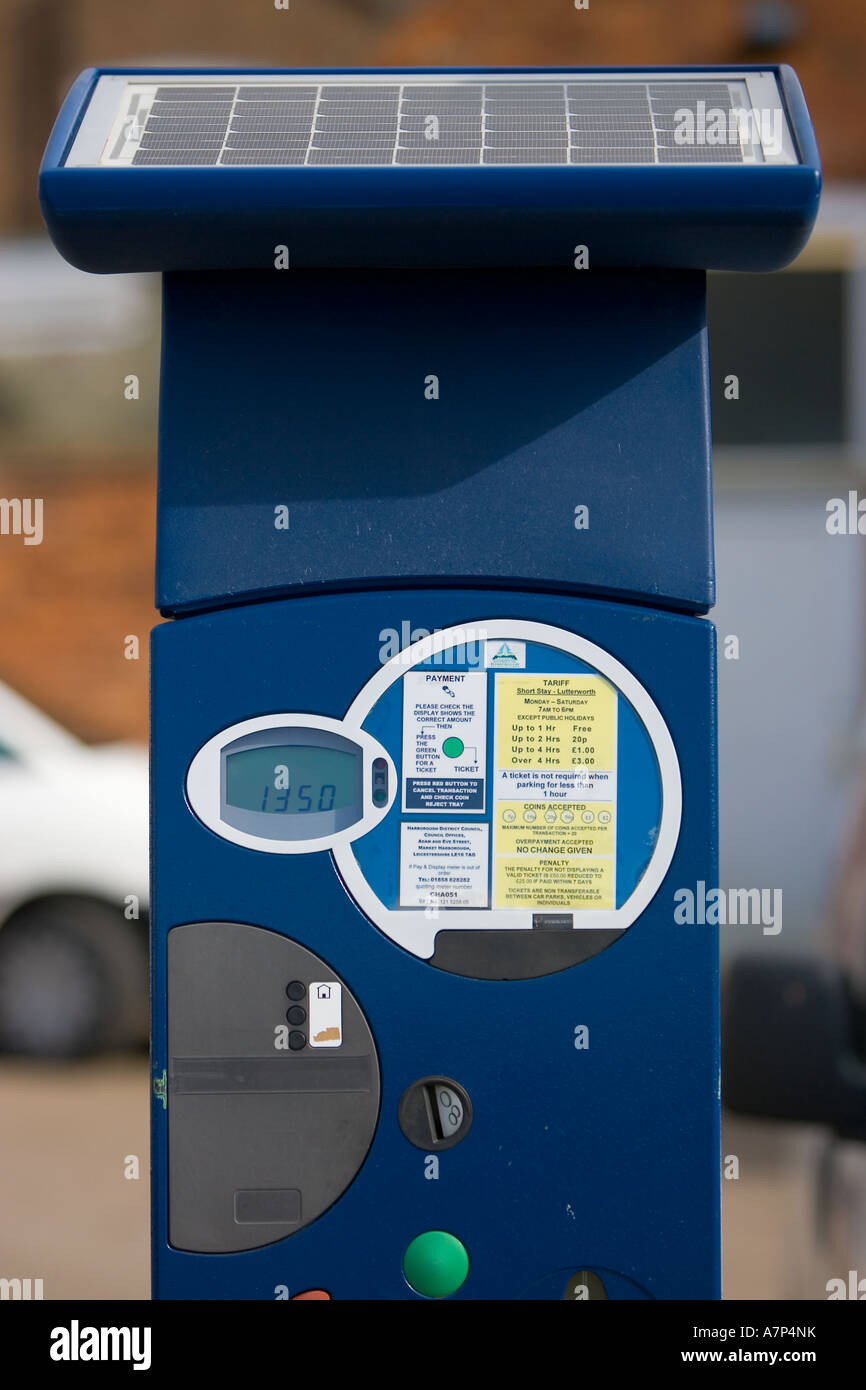 Solar Powered Parking Meter Stock Photo - Alamy