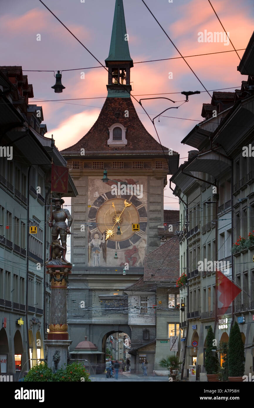 Clock tower, Bern, Berner Oberland, Switzerland Stock Photo - Alamy