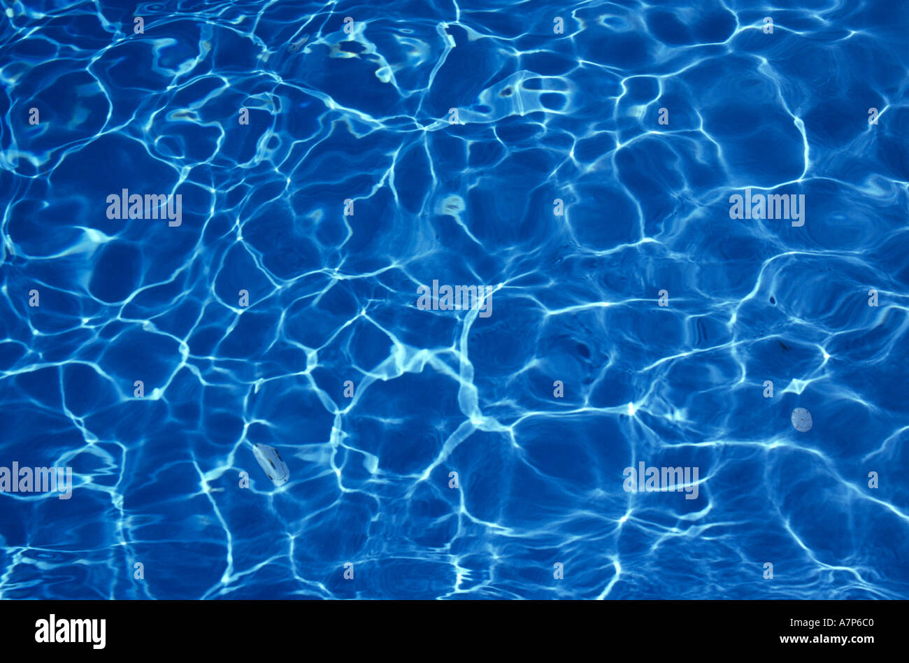 Sun patterns in pool water Stock Photo - Alamy