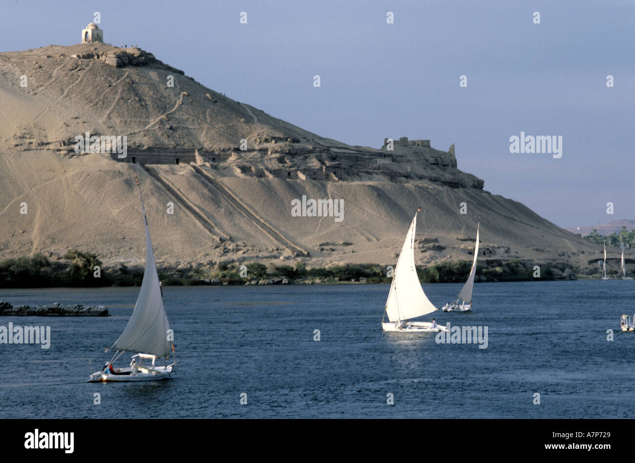 Feluccas on the NIle Stock Photo - Alamy