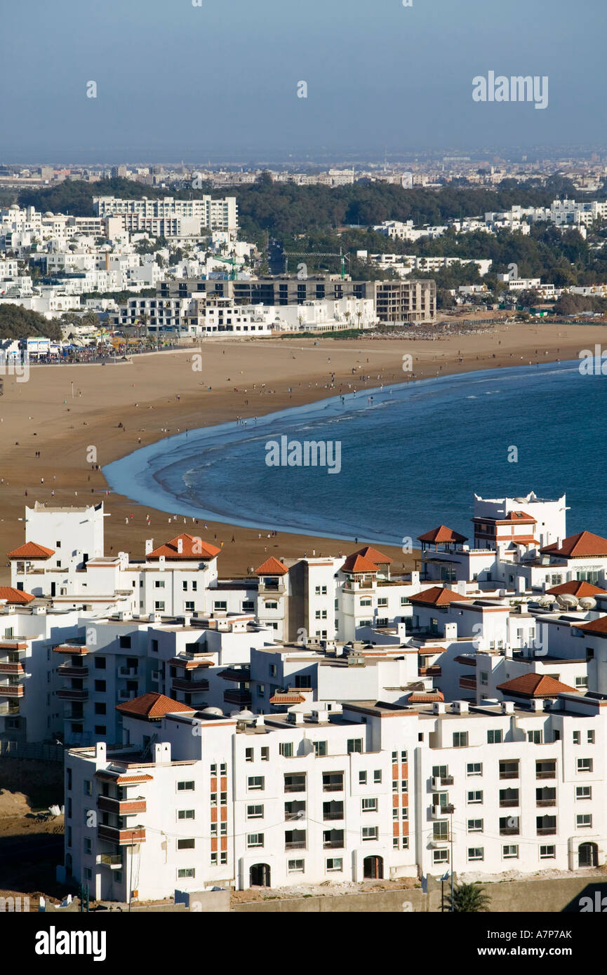 Apartments & Beachfront, Agadir, Atlantic Coast, Morocco Stock Photo ...