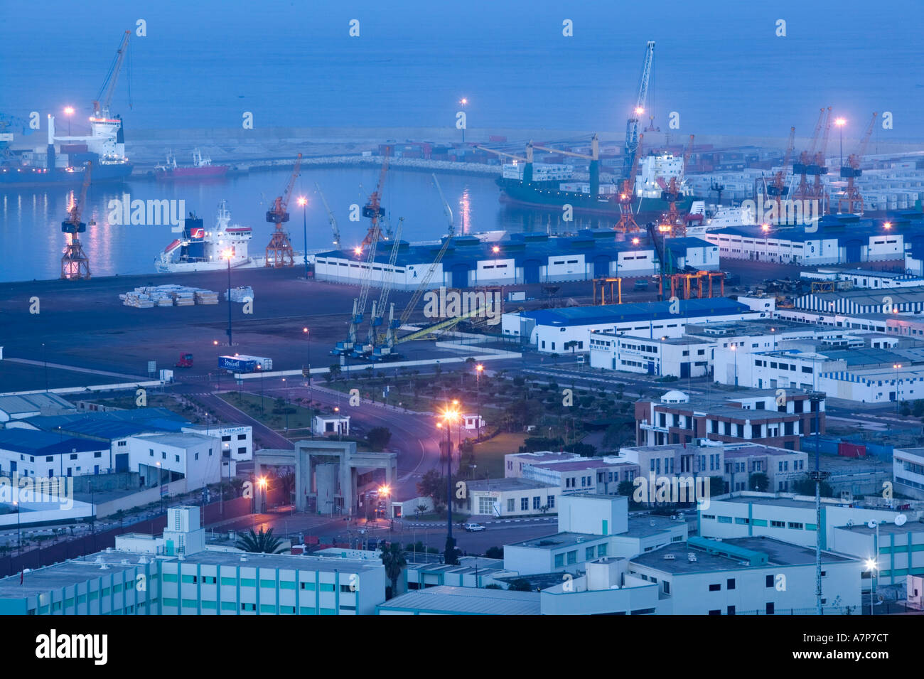 Commercial Port, Agadir, Atlantic Coast, Morocco Stock Photo - Alamy