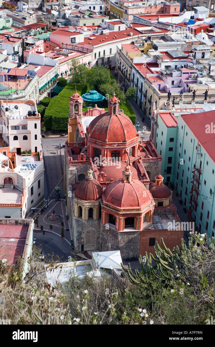 View of Guanajuato from El Pipila Monument, Guanajuato, Mexico Stock ...