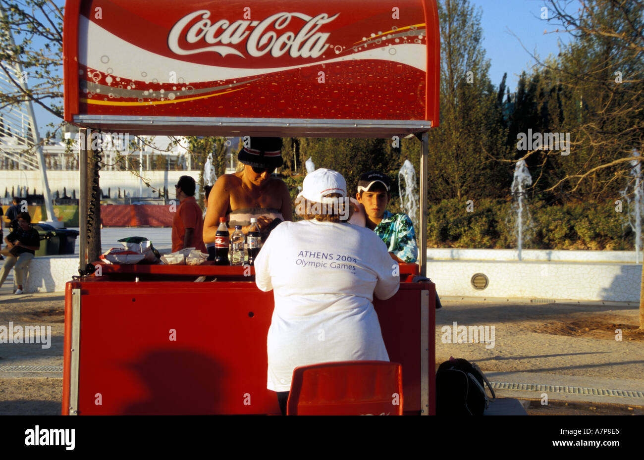 Coca Cola Kiosk Stock Photo - Alamy