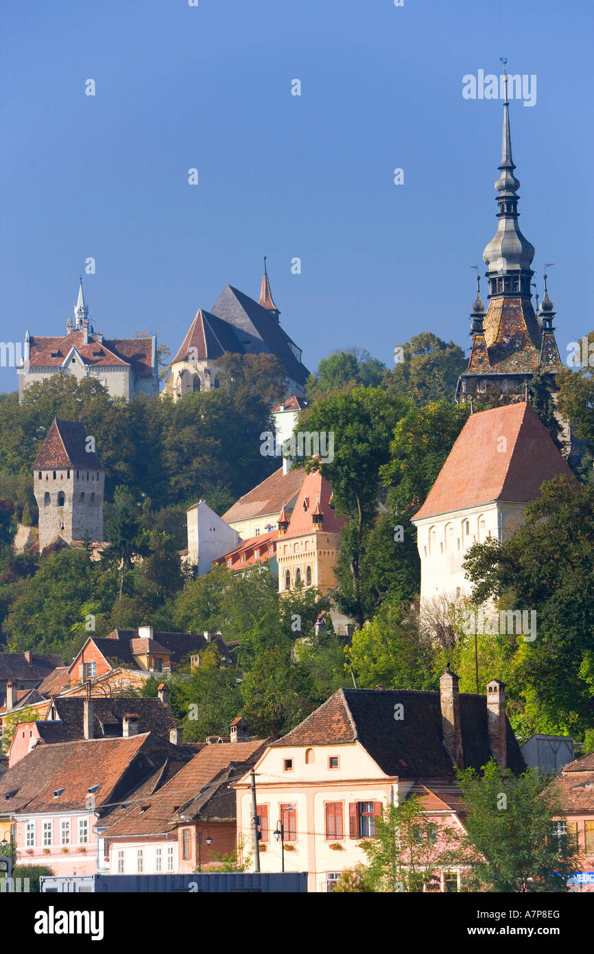 Medieval Old Town, Sighisoara, Transylvania, Romania Stock Photo - Alamy