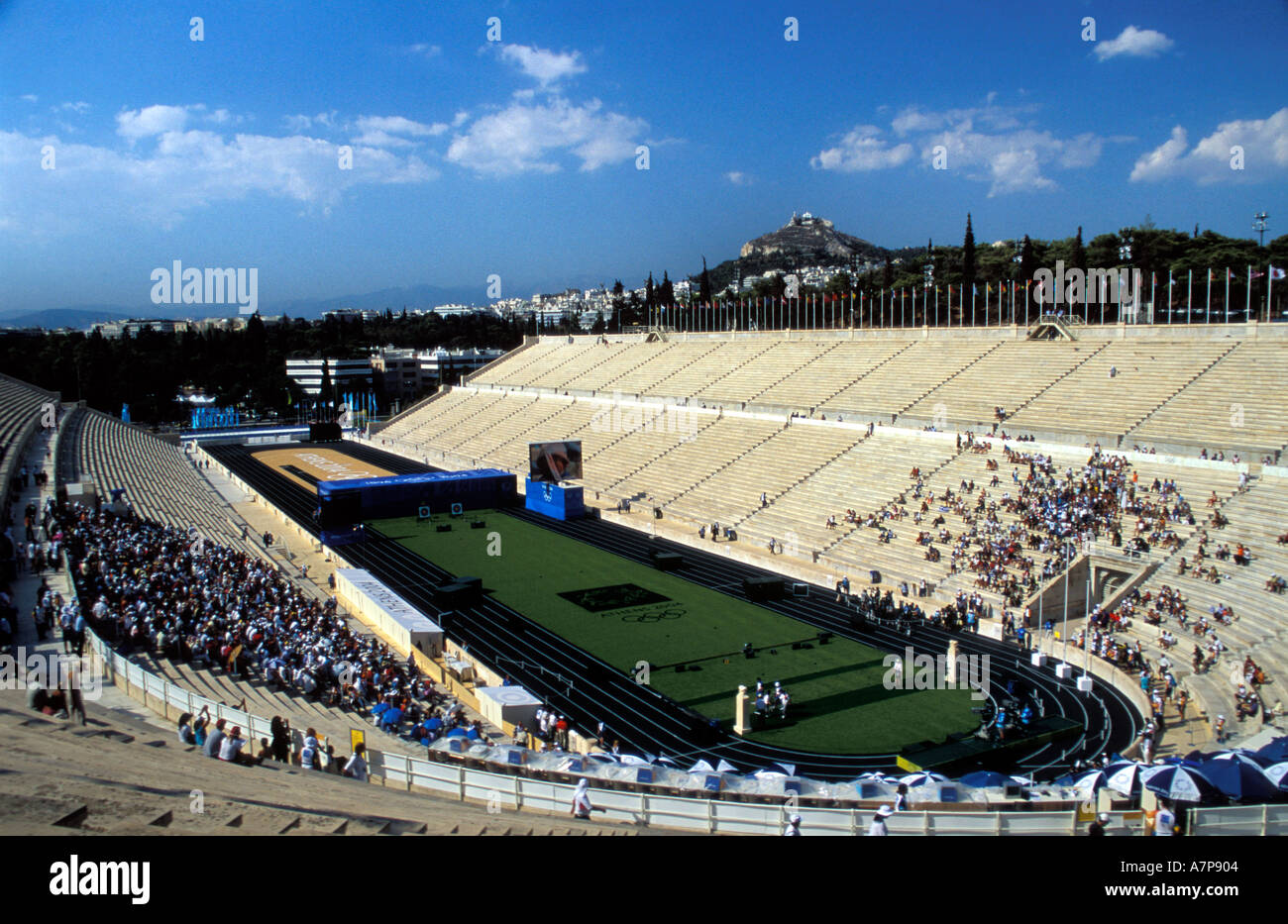 Panathenaic stadium kallimarmaro athens hi-res stock photography and ...