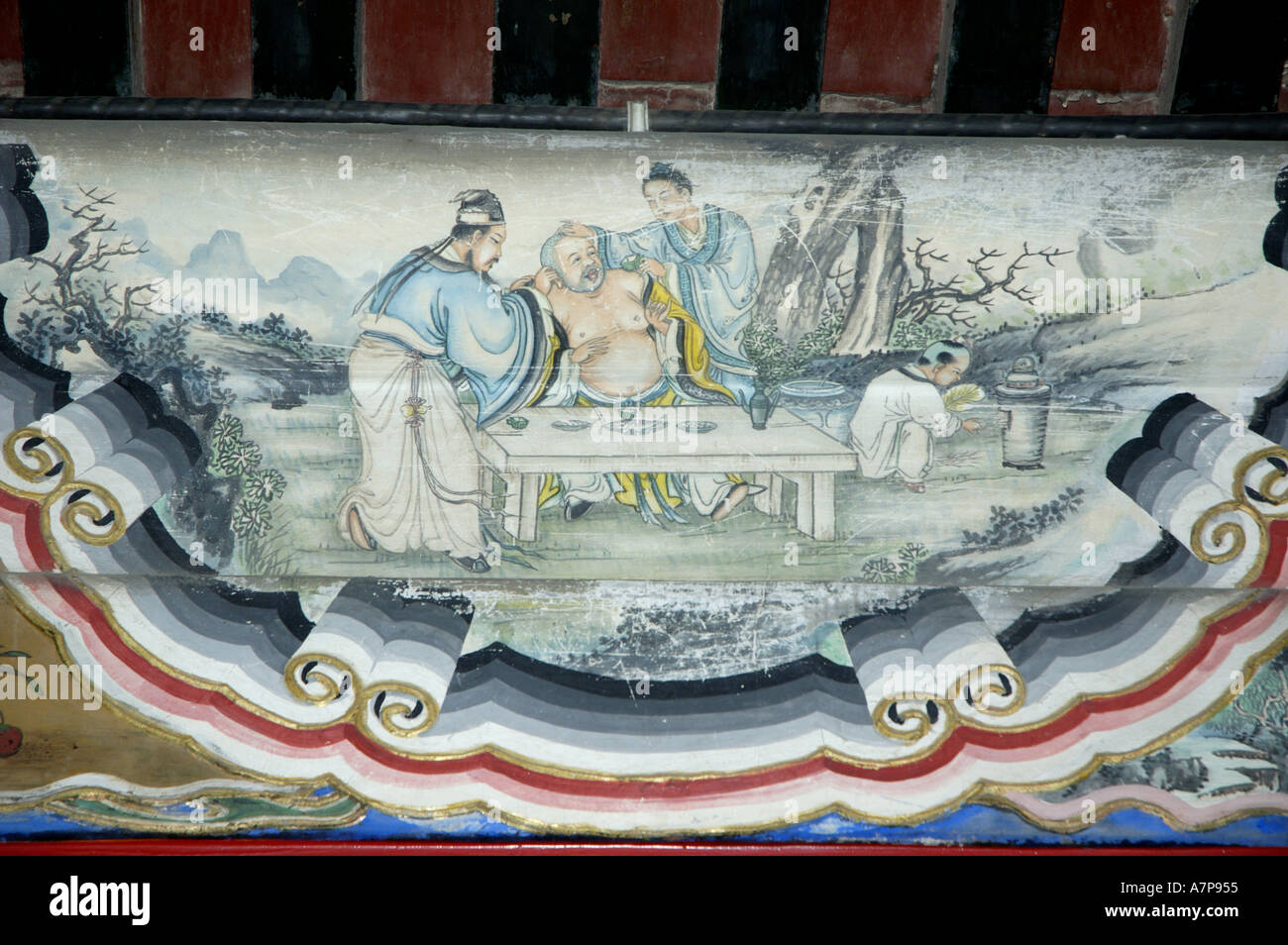 Changlang covered gallery painted cellar, Summer Palace, Beijing, China ...