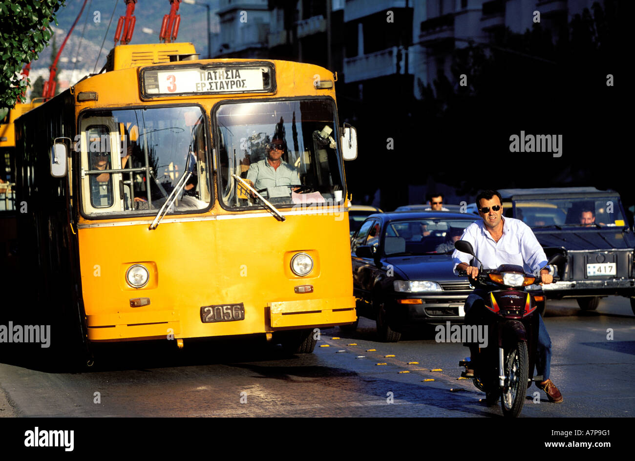 Traffic in athens hi-res stock photography and images - Alamy
