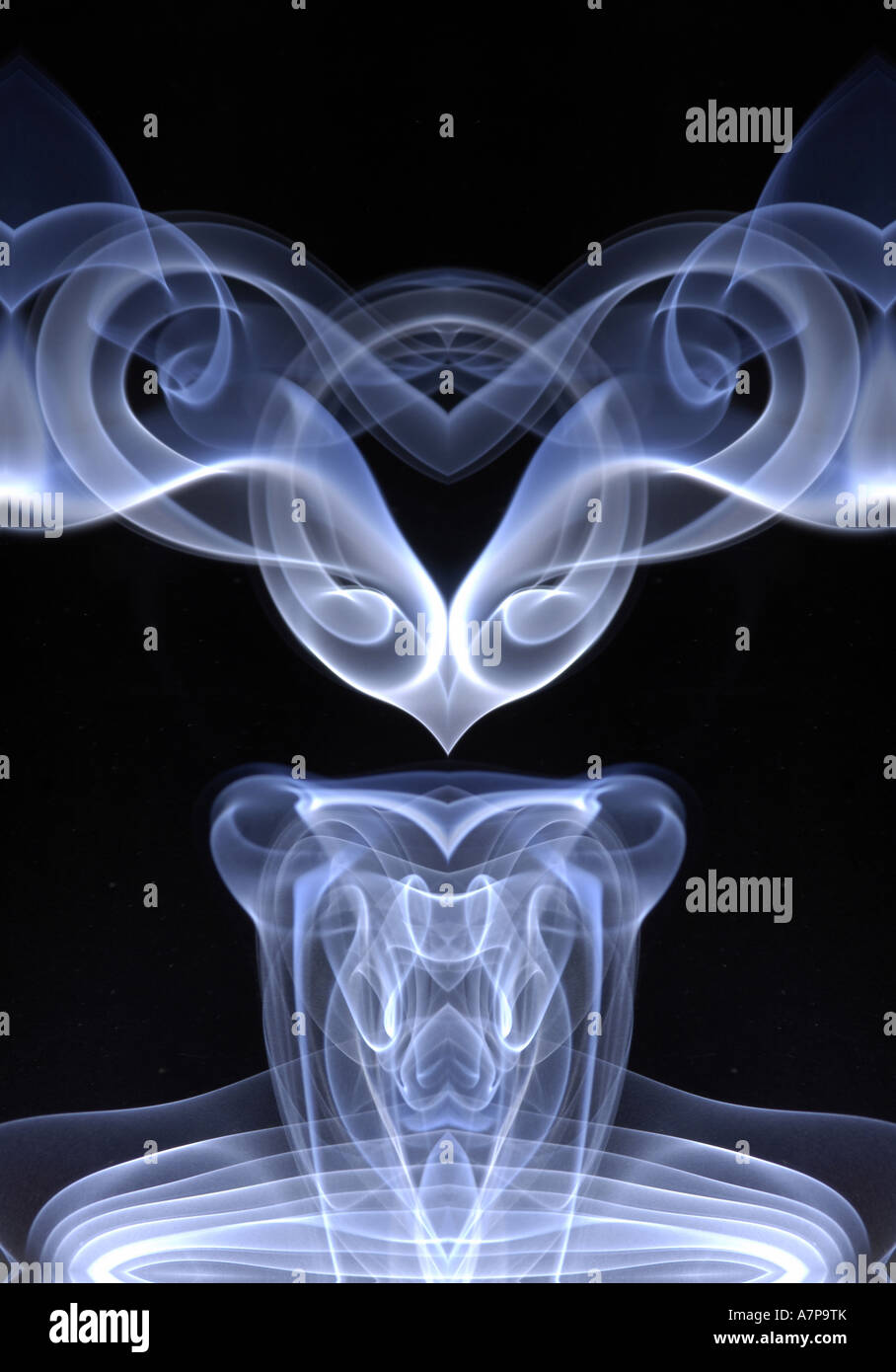 kaleidoscope kaleidoscopic pattern shapes blue black abstract art arty ...