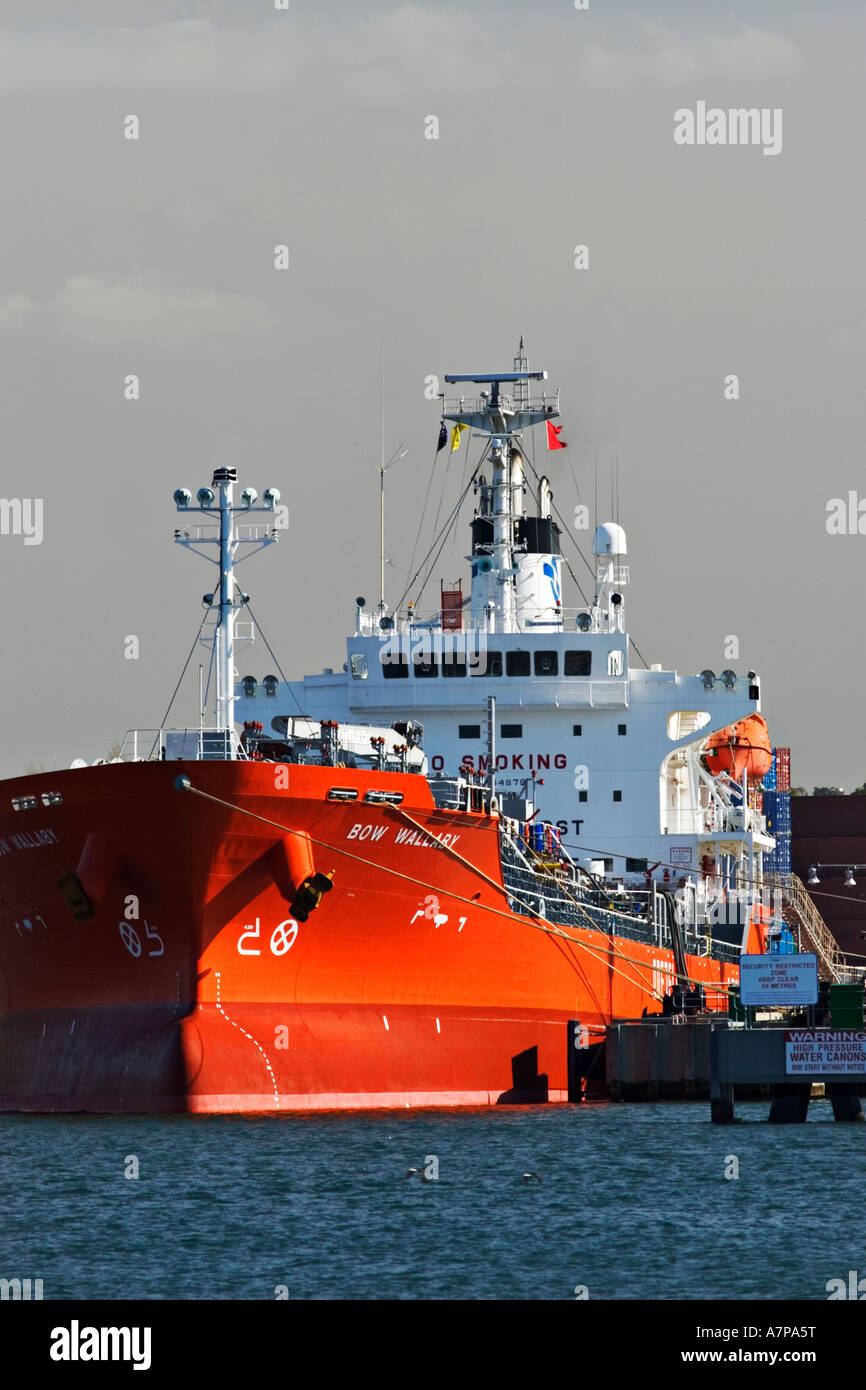 Shipping Industry / A Bulk Chemical Ship,in the "Port of Melbourne ...