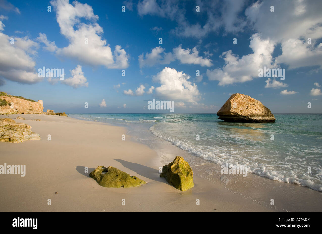 Unspoilt beach, East coast of Socotra, Yemen Stock Photo - Alamy